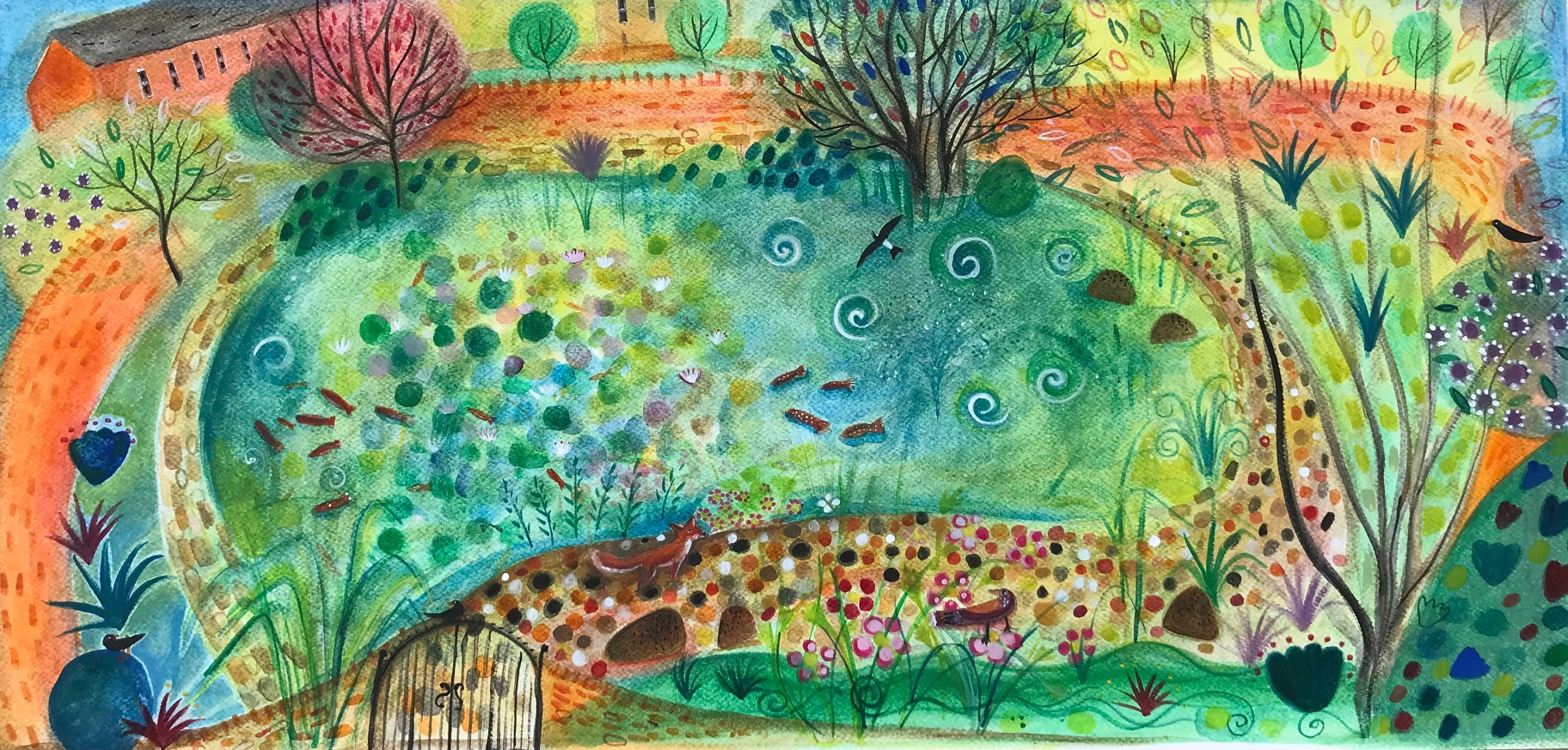 The Fox and the Lily pond – Kate Wrigglesworth